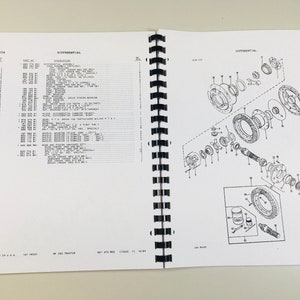 Massey Ferguson Mf 250 Tractor Parts Catalog Manual Book Exploded View ...