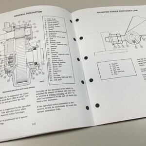 International 500E Crawler Tractor Service Parts Operators Manual Set ...