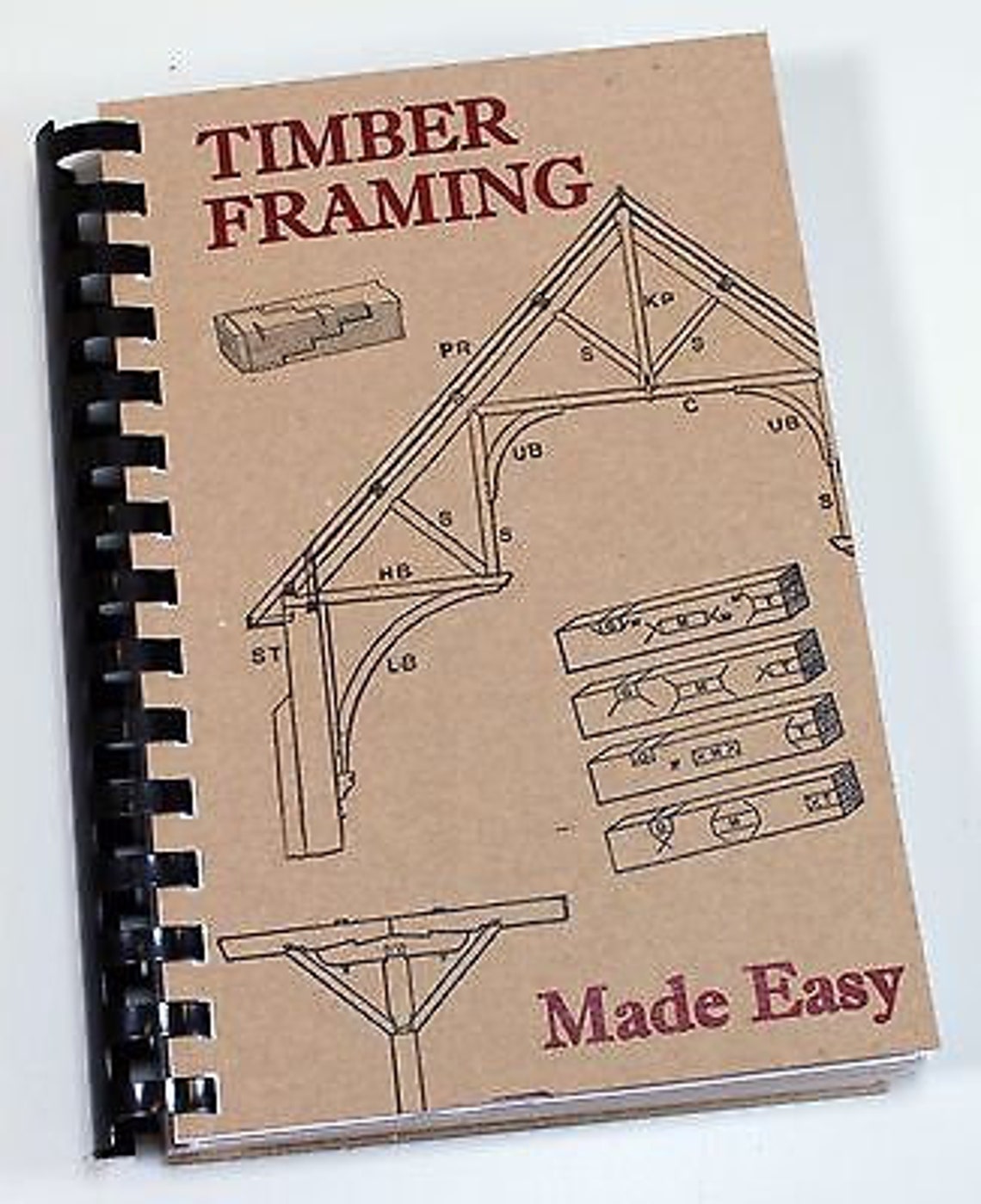 1908 Timber Frame Book Log Building Plans Home Cabin Drawknife Saw ...