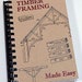 1908 Timber Frame Book Log Building Plans Home Cabin Drawknife Saw ...