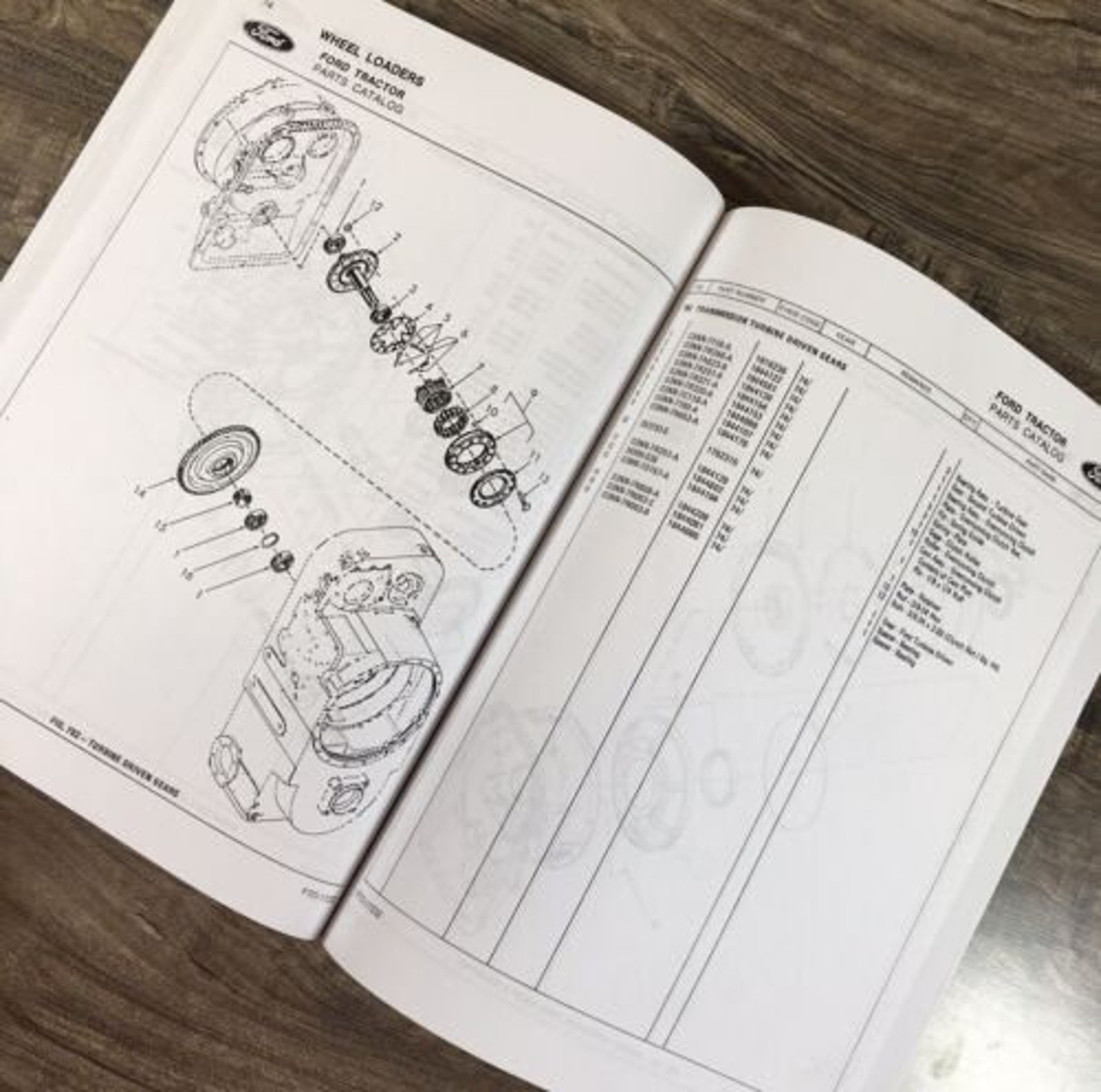 Ford A62 A64 A66 Wheel Loaders Parts Manual Catalog Book Assembly ...
