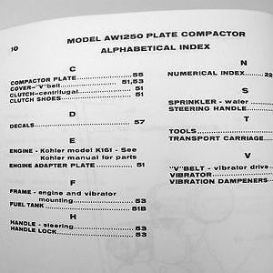 Case Vibromax Compactor Parts Manual Catalog Exploded View Many ...