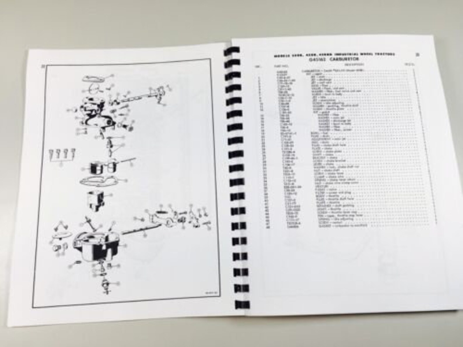 Case 320B 420B 420bd Wheel Tractor Backhoe Loader Parts Manual - Etsy