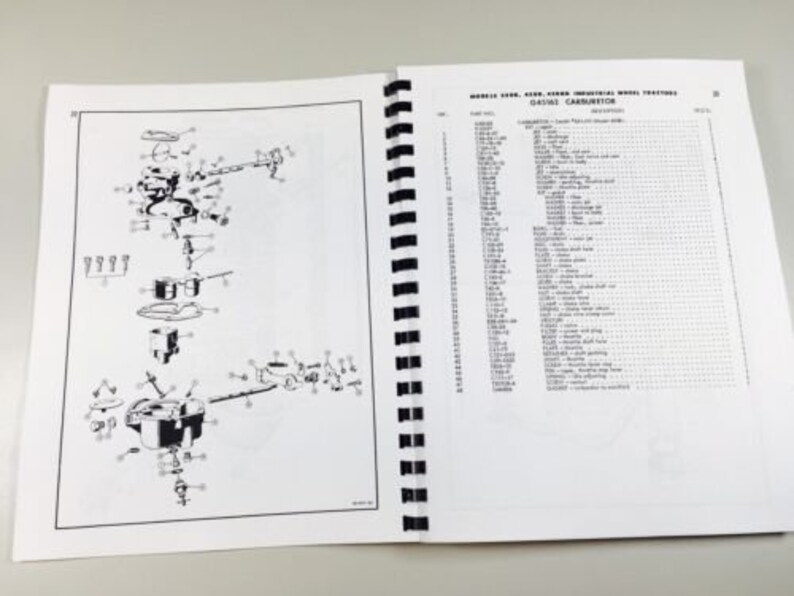 Case 320B 420B 420bd Wheel Tractor Backhoe Loader Parts Manual Catalog ...