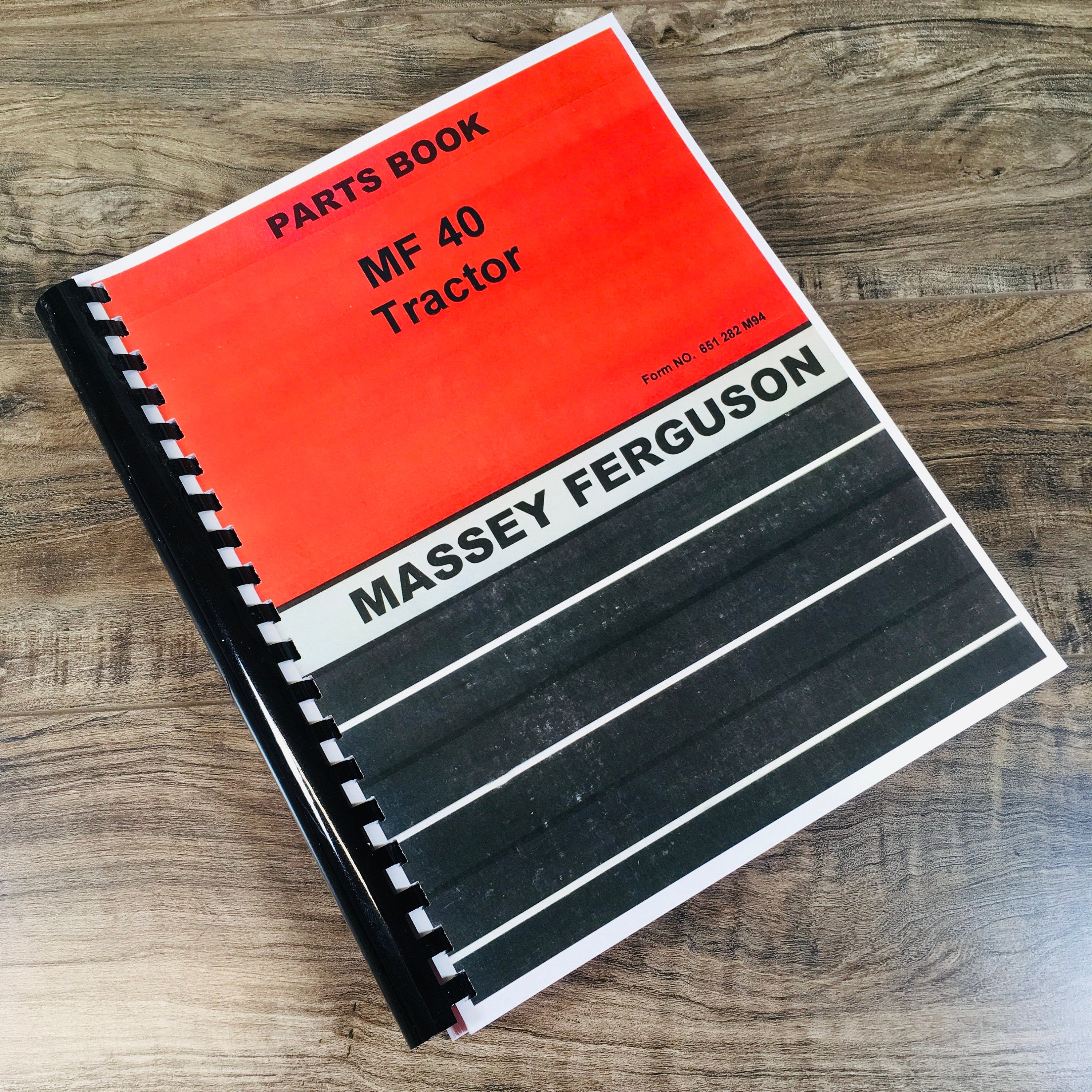 Massey Ferguson Mf 40 Tractor Parts Catalog Manual Book Exploded Views ...