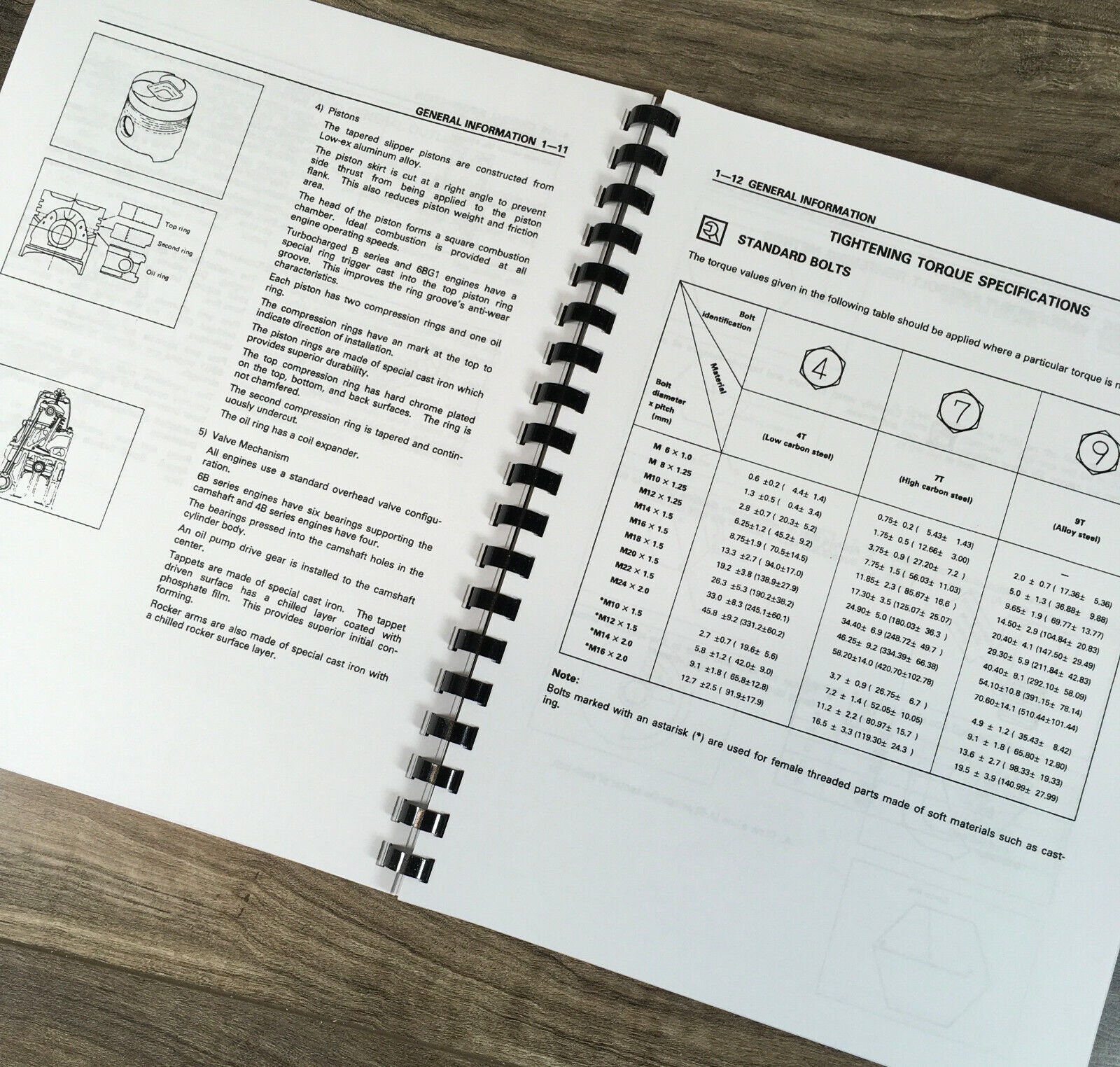 Isuzu 4bb1 4bd1 Industrial Diesel Engine Service Manual Repair - Etsy