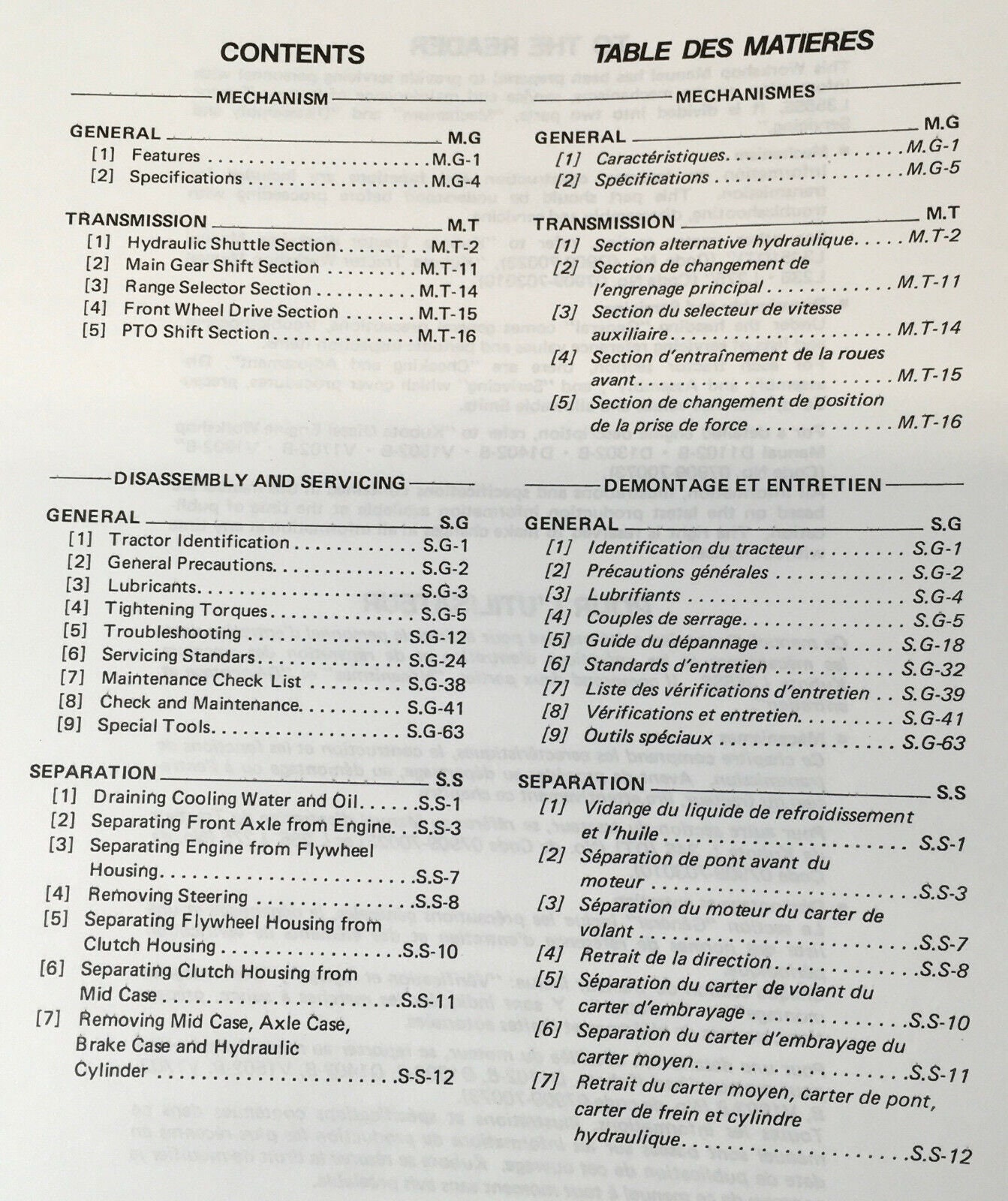 Kubota L355ss Shuttle Shift Tractor Service Manual Set Repair Shop ...