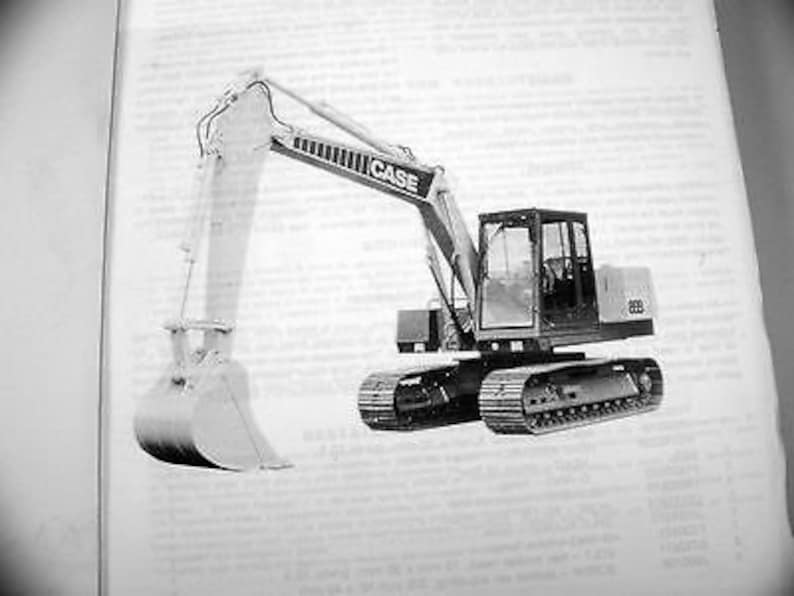 Case 888 Crawler Track Excavator Parts Manual Catalog Exploded Views ...