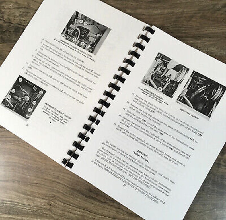 Caterpillar D4 Crawler Tractor Service Manual Repair Shop Book 6U 7U 4G ...