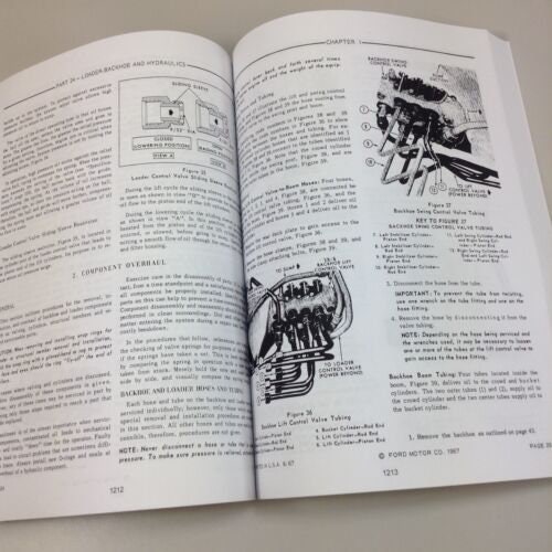 Ford 5500 5550 Industrial Tractor Service Supplement Repair Manual ...