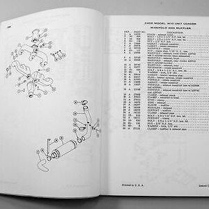 J I Case W10 Industrial Unit Loader Parts Manual Catalog Assembly ...
