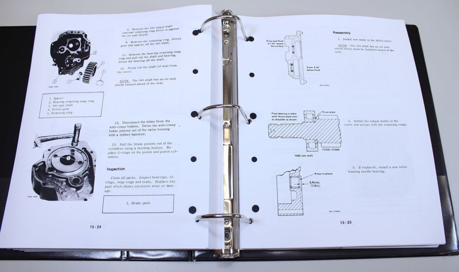 International 1586 Tractor Service Repair Shop Manual Ih Engine Binder ...