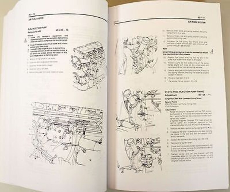 Massey Ferguson Mf 30E Tractor Loader Backhoe Service Manual - Etsy