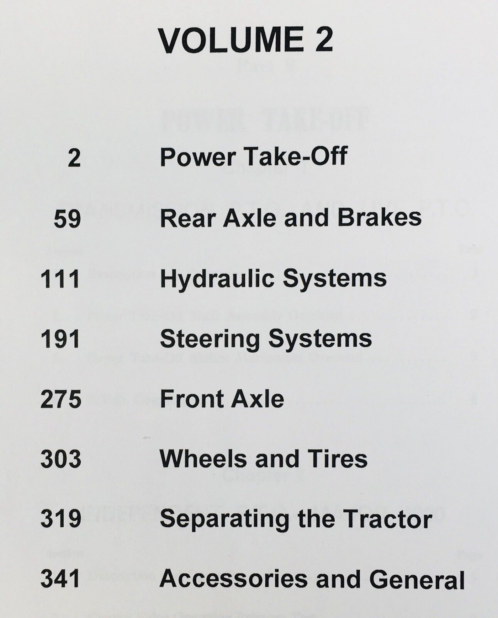 Ford 3400 3500 Backhoe Loader Tractor Service Operator Parts Manual ...