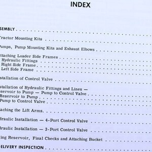 Massey Ferguson Mf 100 Loader Assembly and Pre-delivery Instructions ...