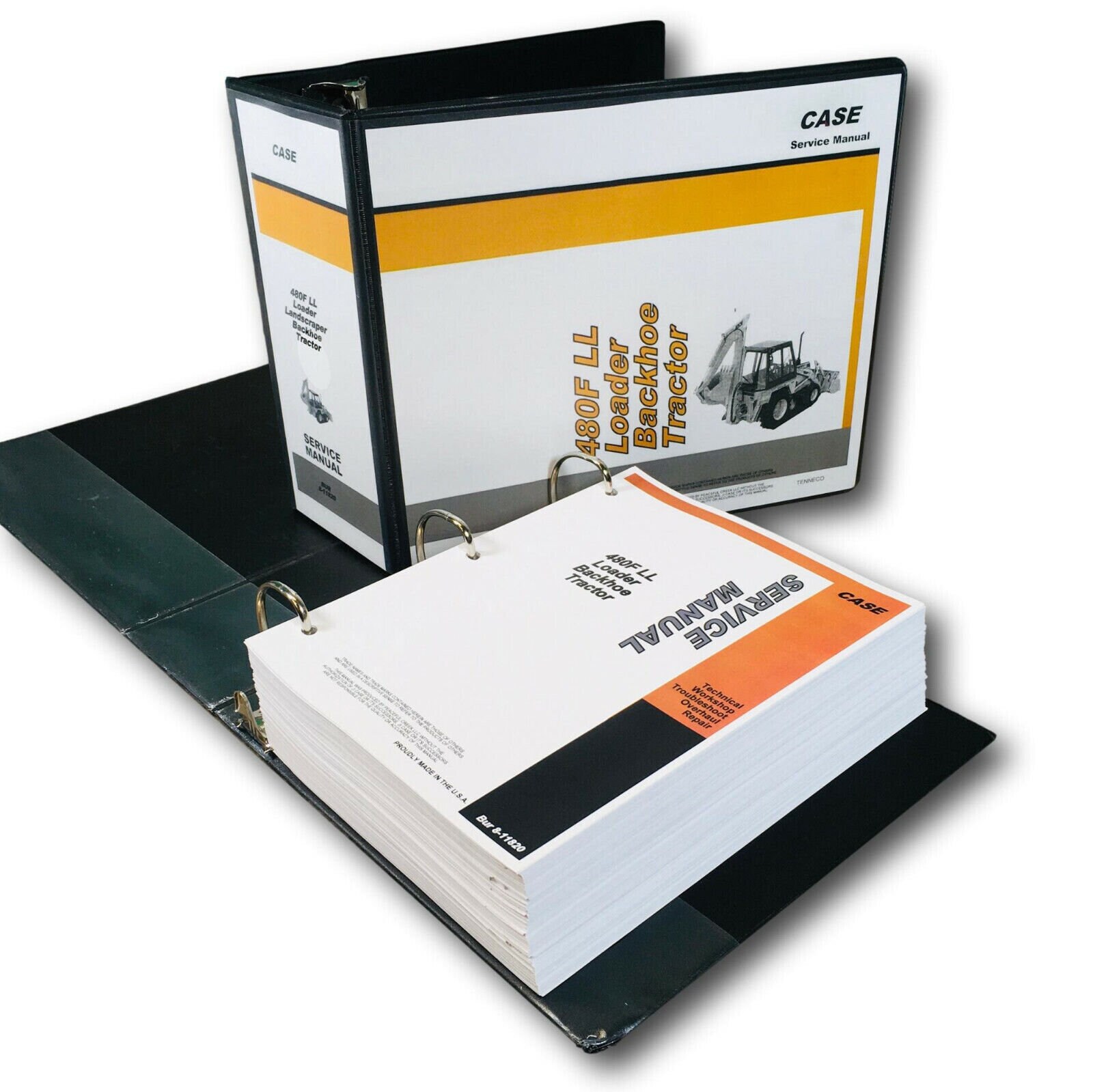 Case 480F 480ll Tractor Loader Backhoe Service Technical Manual Repair ...