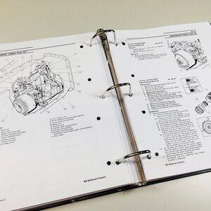 Massey Ferguson 250 Tractor Service Parts Operators Manual Shop Repair ...