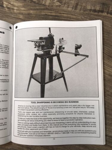 Foley Belsaw 1055 Sharp All Saw Tool Grinder Owner Operators Repair ...