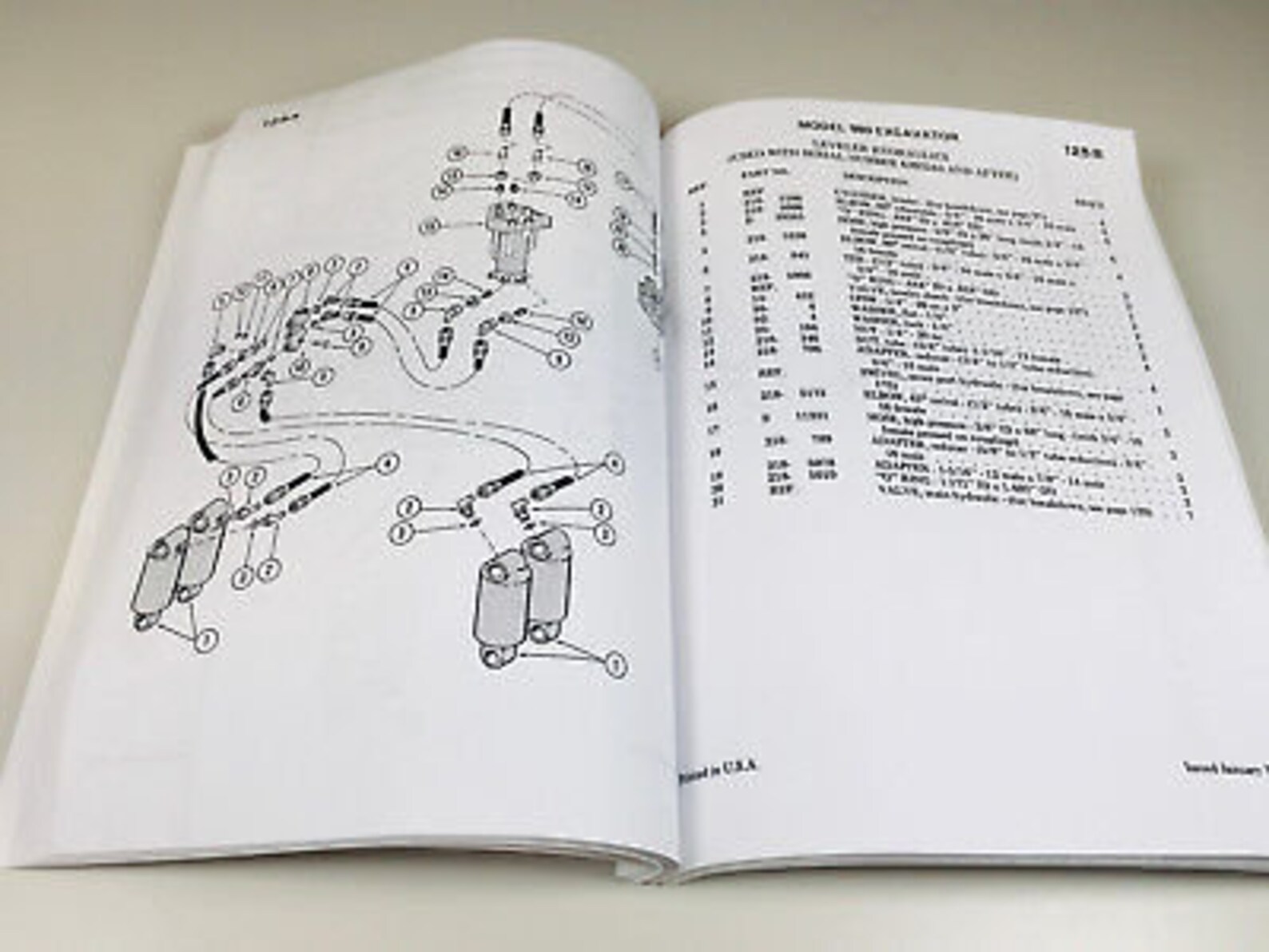 Case 980 Crawler Track Excavator Parts Manual Catalog Exploded Views ...