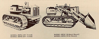 Allis Chalmers Model Hd-5 Hd5 Crawler Tractor Parts Manual Catalog ...