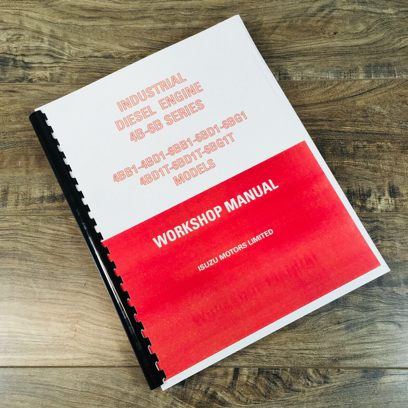 Isuzu 4bb1 4bd1 Industrial Diesel Engine Service Manual Repair Shop ...