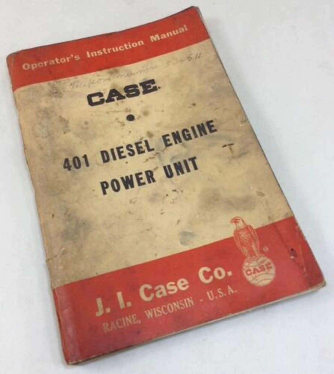 Case 401 Diesel Engine Power Unit Operators Instruction Owner Manual ...
