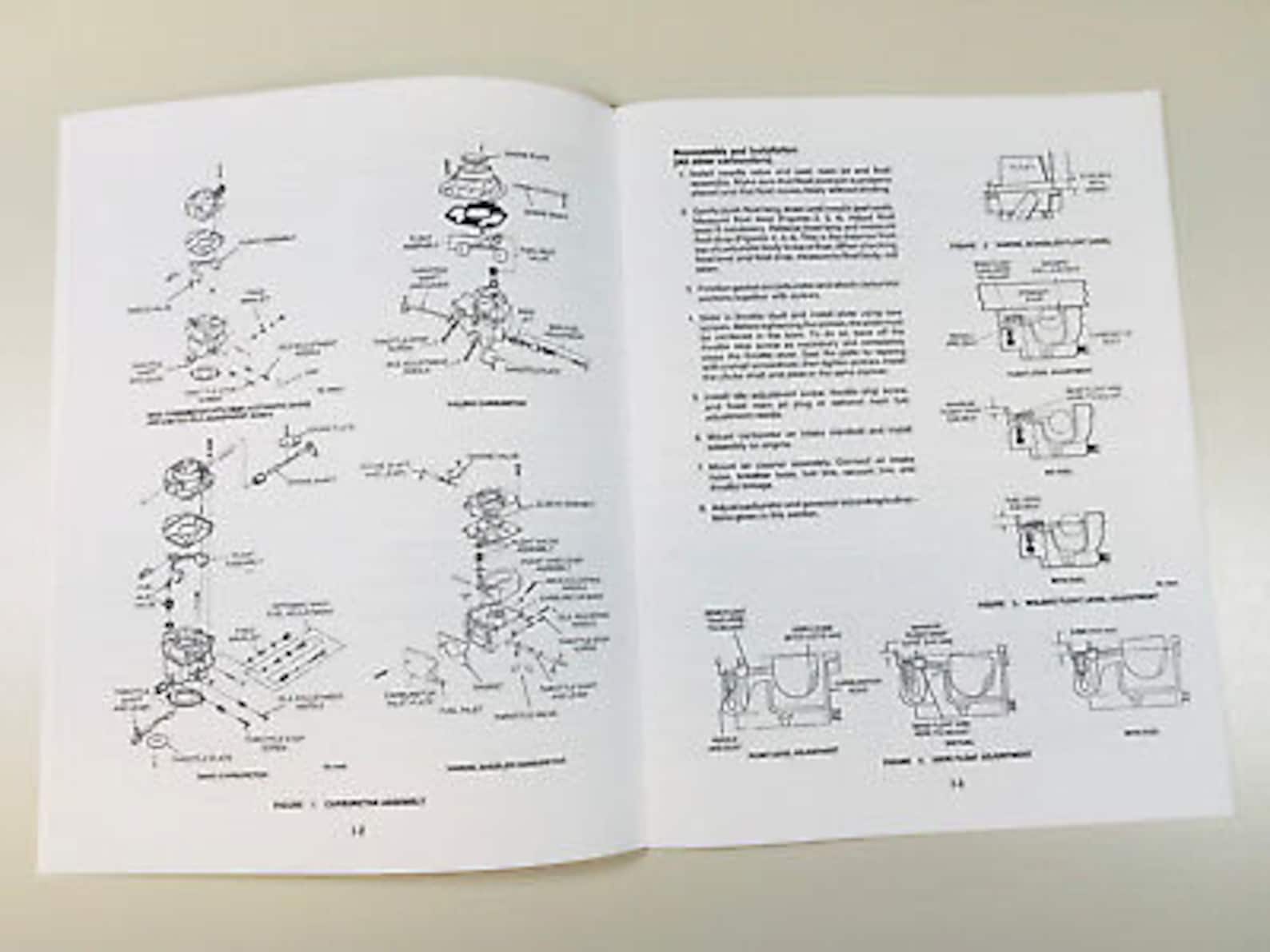 Onan B48M 18hp Gas Engine Service Manual Parts Catalog Shop Book ...