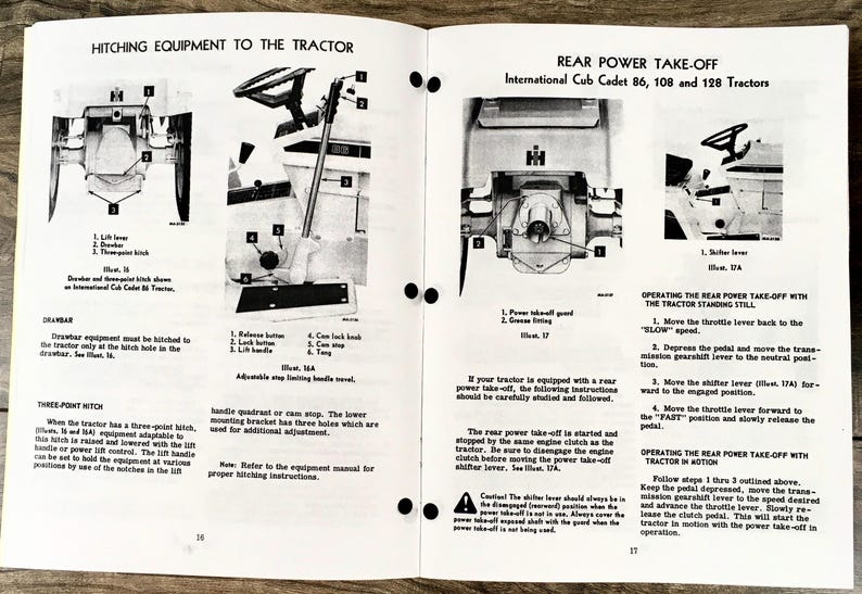 International Cub Cadet Tractor Model 149 Owner Operators Manual Lawn ...