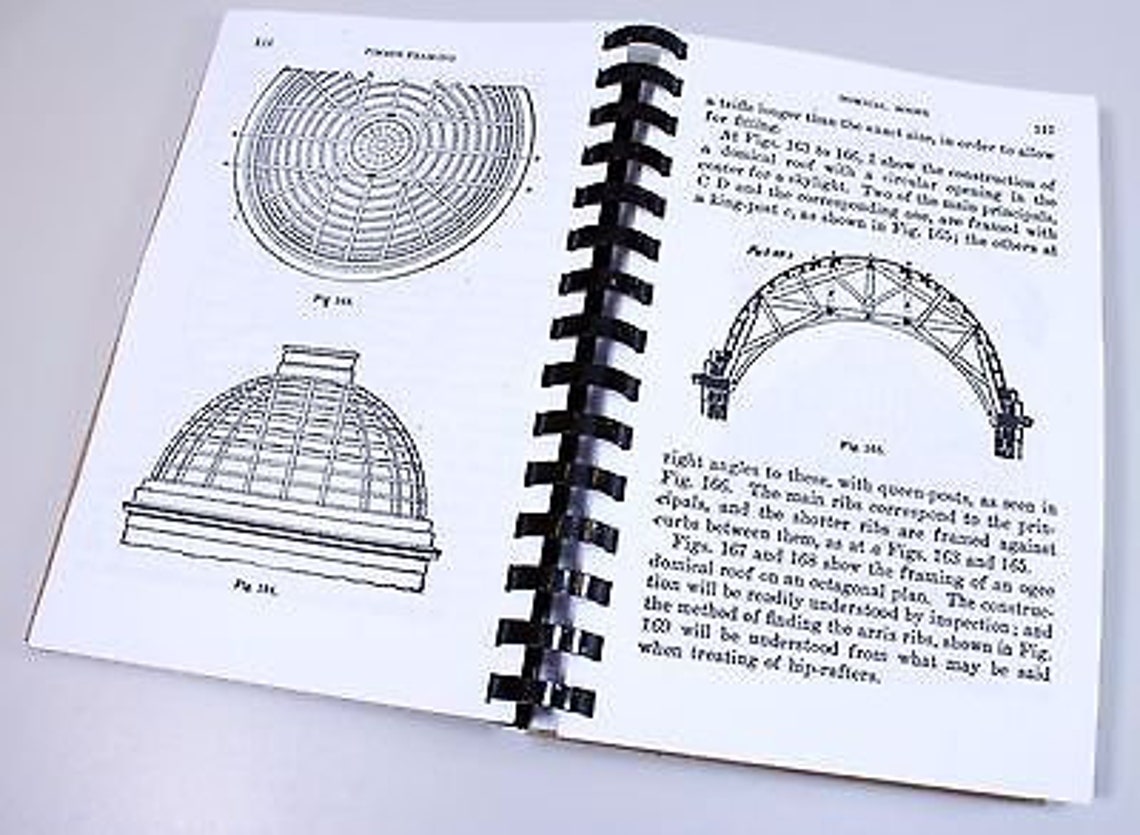 1908 Timber Frame Book Log Building Plans Home Cabin Drawknife Saw ...