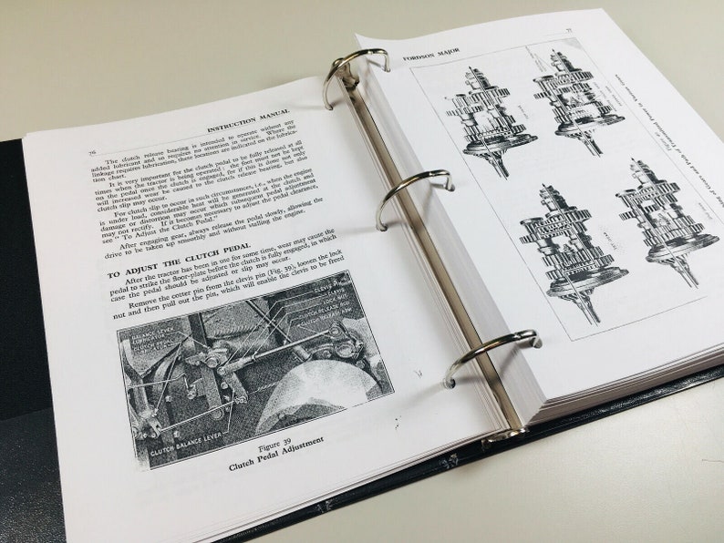 Ford Fordson Major Power Major Tractor Factory Service Repair Manual ...