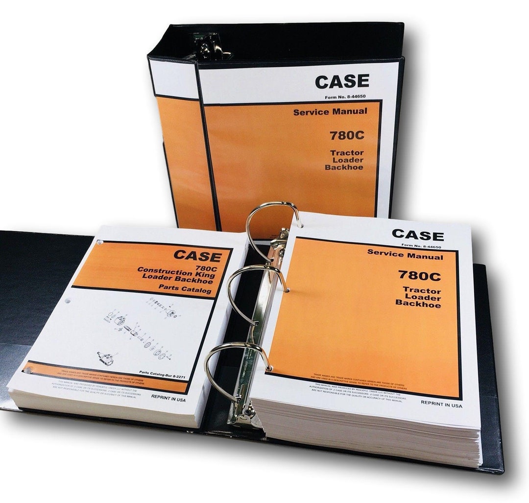 Case 780C Ck Tractor Loader Backhoe Service Manual Parts Catalog Shop ...