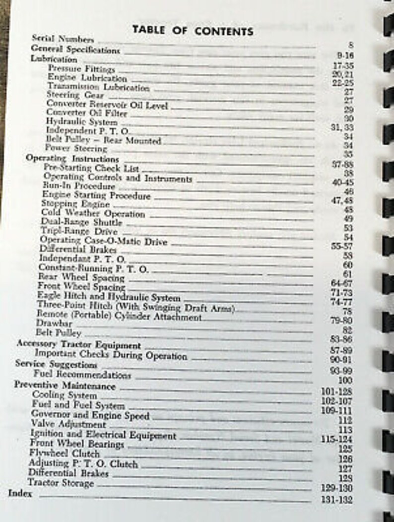 Case 411B Tractors Parts Operators Manual Catalog Book Set Owners ...