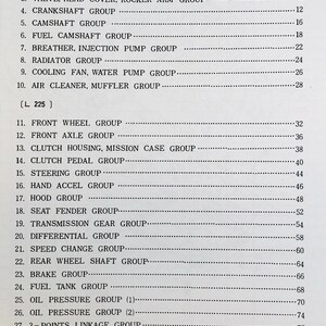 Kubota L225 Tractor Parts Assembly Manual Catalog Exploded Views ...