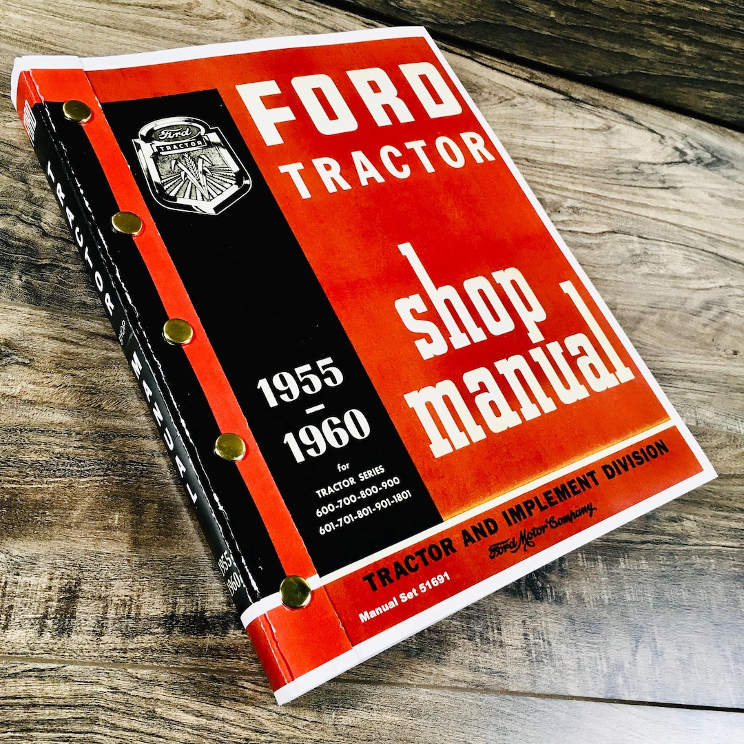 Ford 620 630 640 650 660 681 740 Tractor Service Repair Shop Manual Gas ...