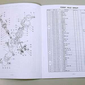 Kubota L225dt Tractor Operators Owners/parts Manual Diesel 3cyl 4wd ...