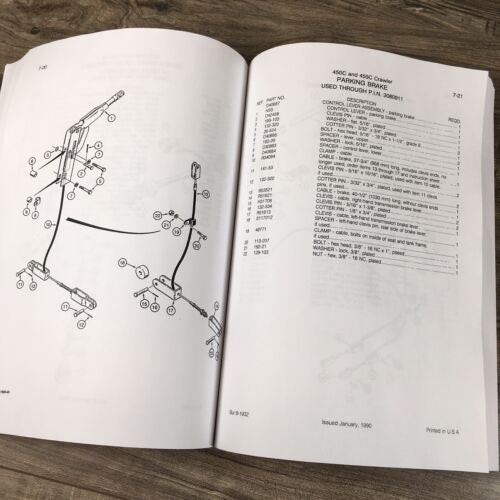 Case 450C 455C Crawler Loader Tractor Dozer Parts Manual Catalog ...