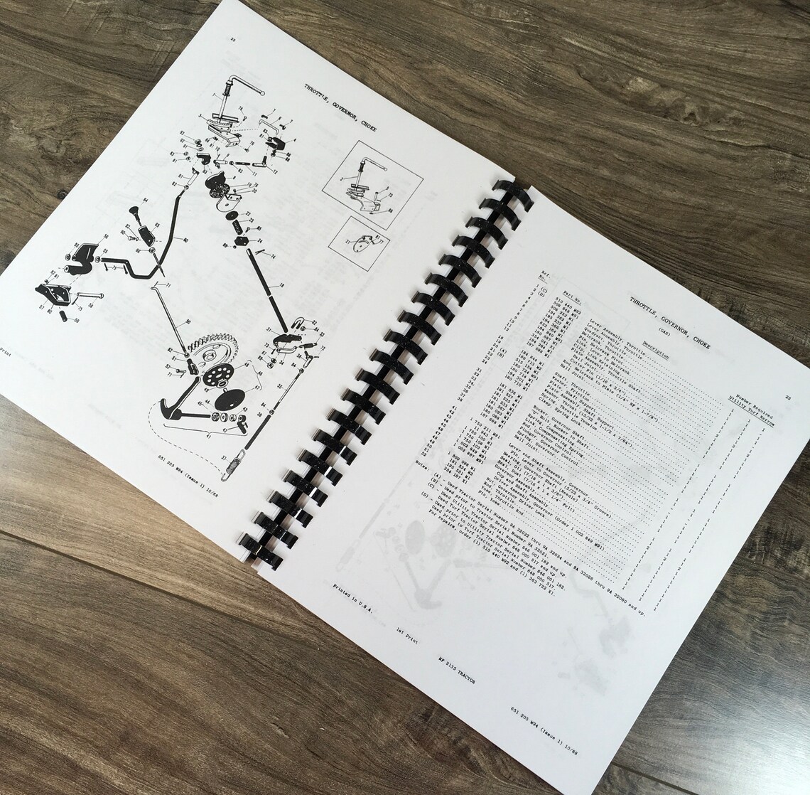 Massey Ferguson Mf 2135 Tractor Parts Catalog Manual Book Exploded View ...