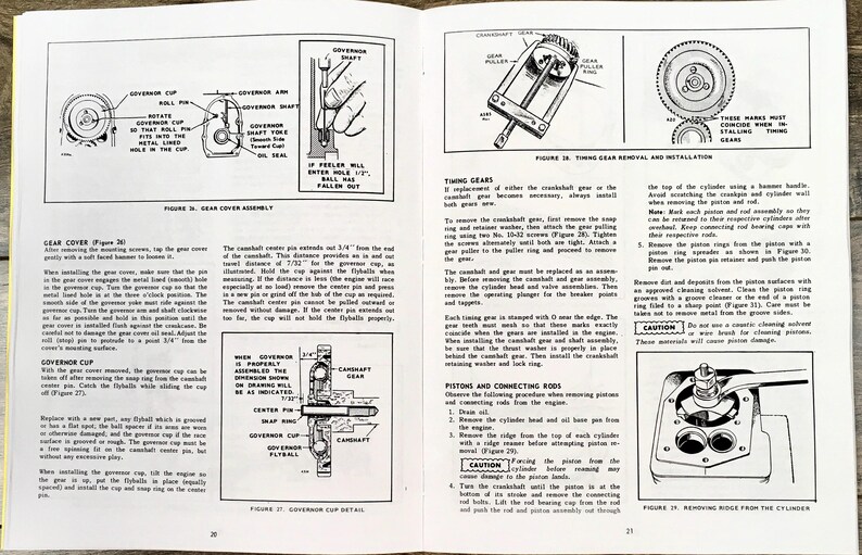 Sears Ss/16 Twin 917.25750 Onan Bf Ms Engine Garden Tractor Service ...