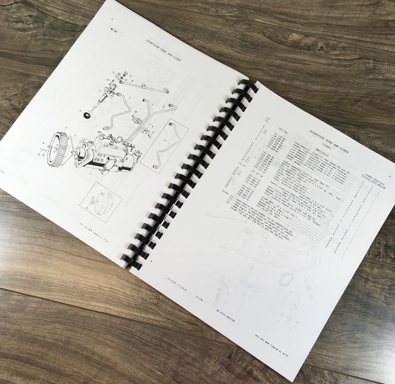 Massey Ferguson Mf 2135 Tractor Parts Catalog Manual Book Exploded View ...