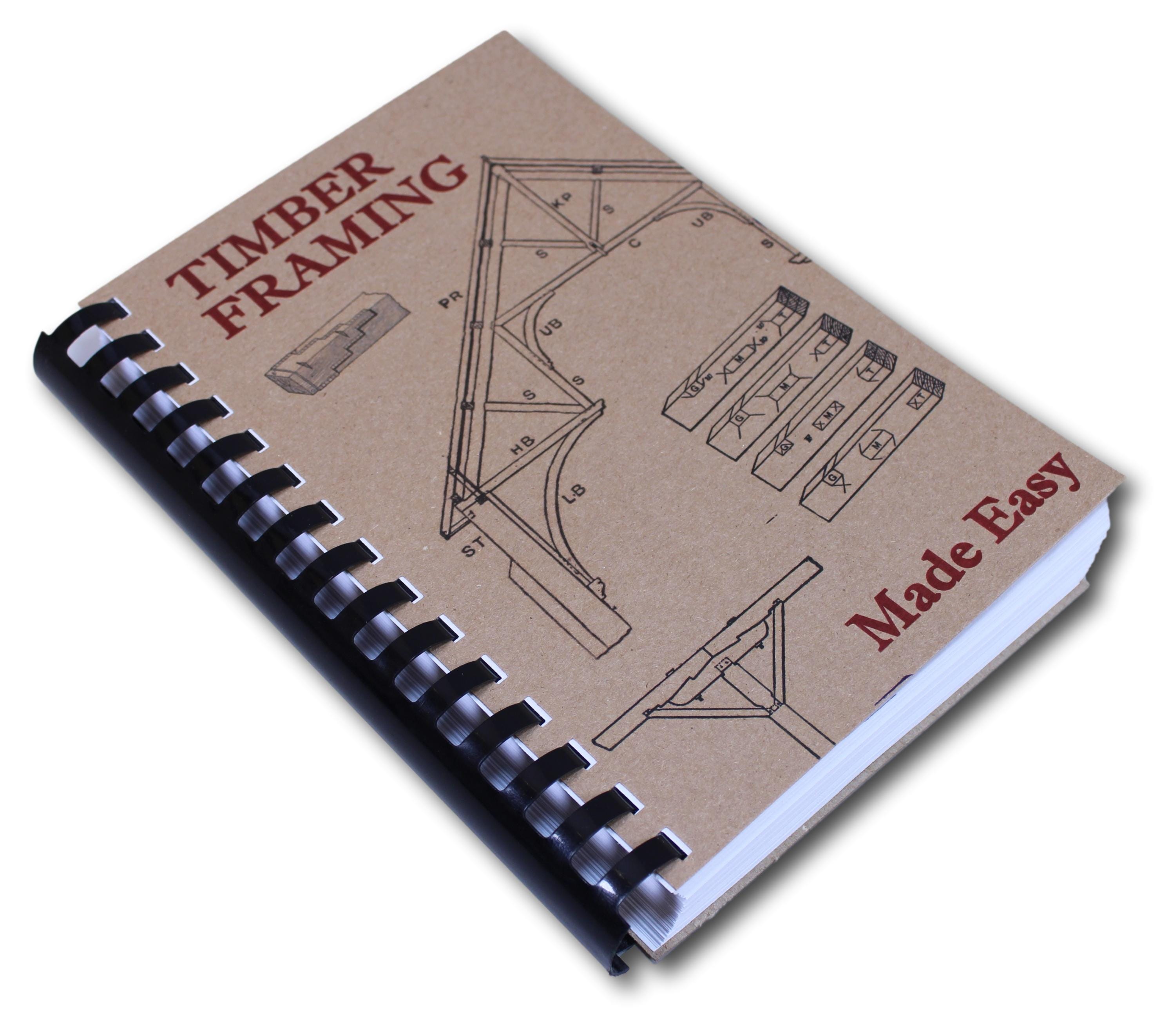 1908 Timber Frame Book Log Building Plans Home Cabin Drawknife Saw ...
