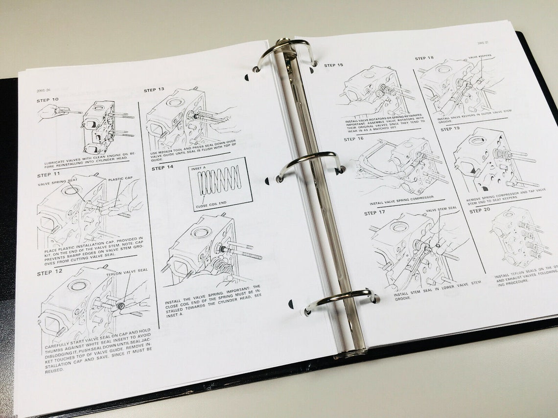 Case 980 Excavator Track Hoe Service Manual Parts Catalog Technical ...