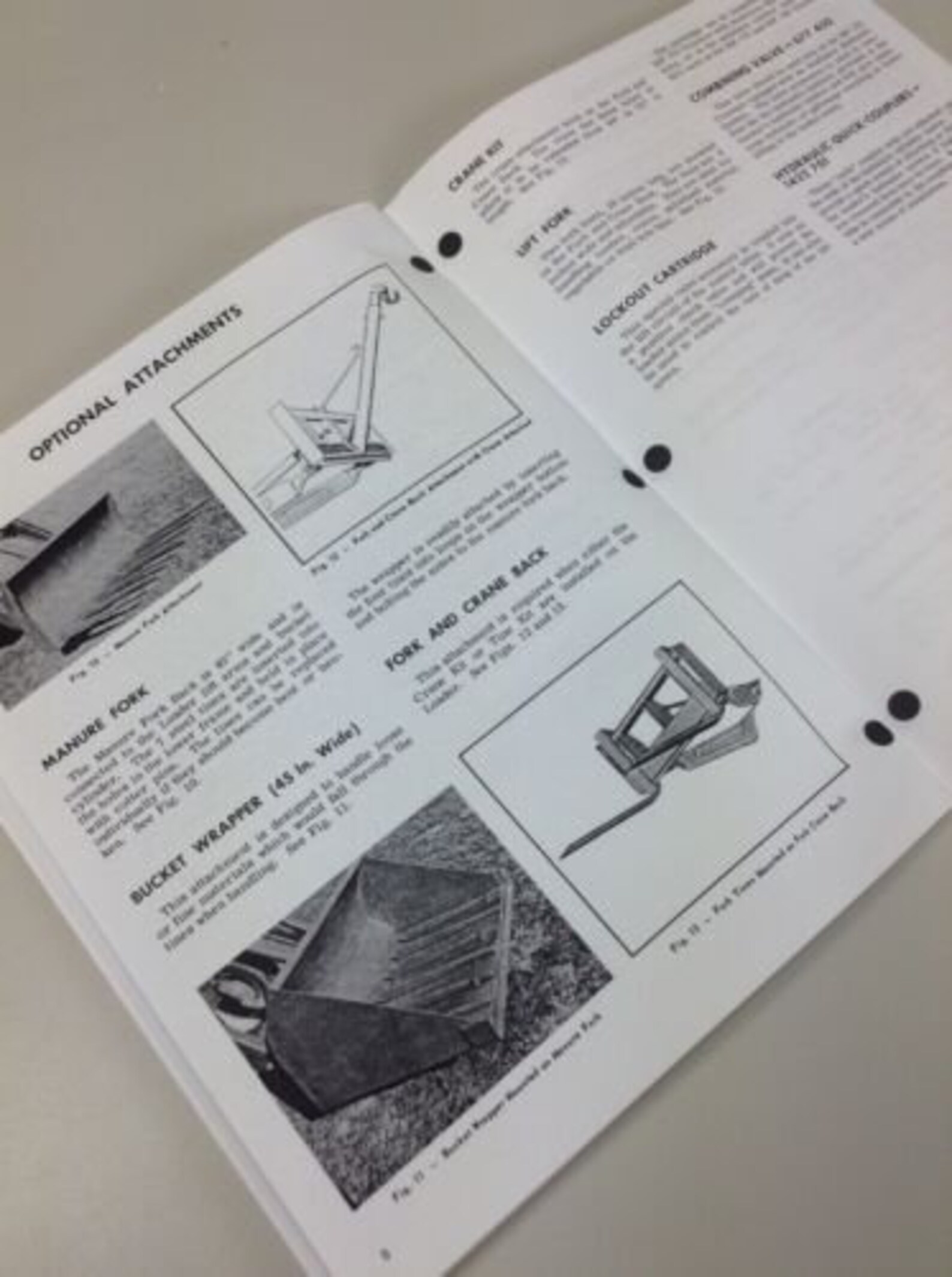 Massey Ferguson Mf 90 Farm Loader Operators Owners Manual Bucket Mf165 Mf175 - Etsy