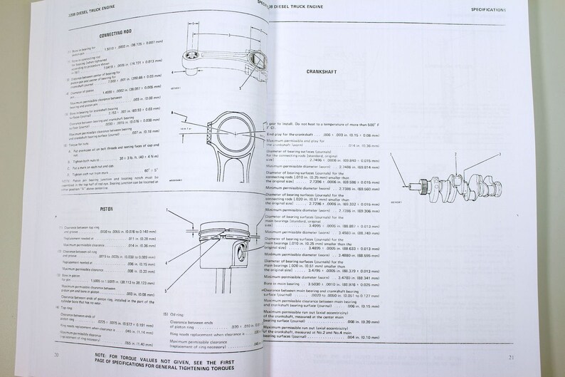 Cat Caterpillar 3208 Diesel Truck Engine Service Manual Serial - Etsy