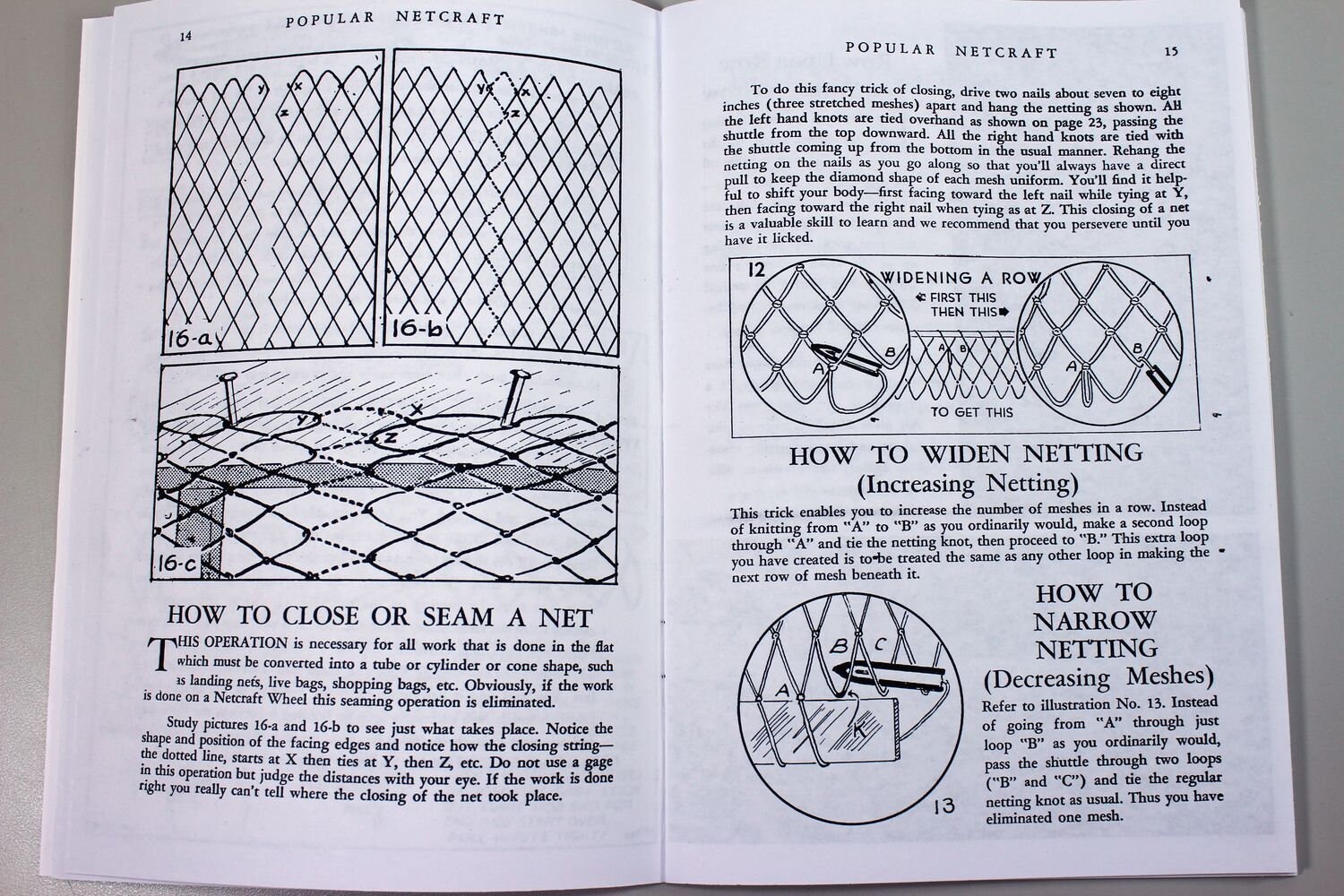 How to Make Fish Nets Netcraft Instruction Manual Makers Fishing Seine ...