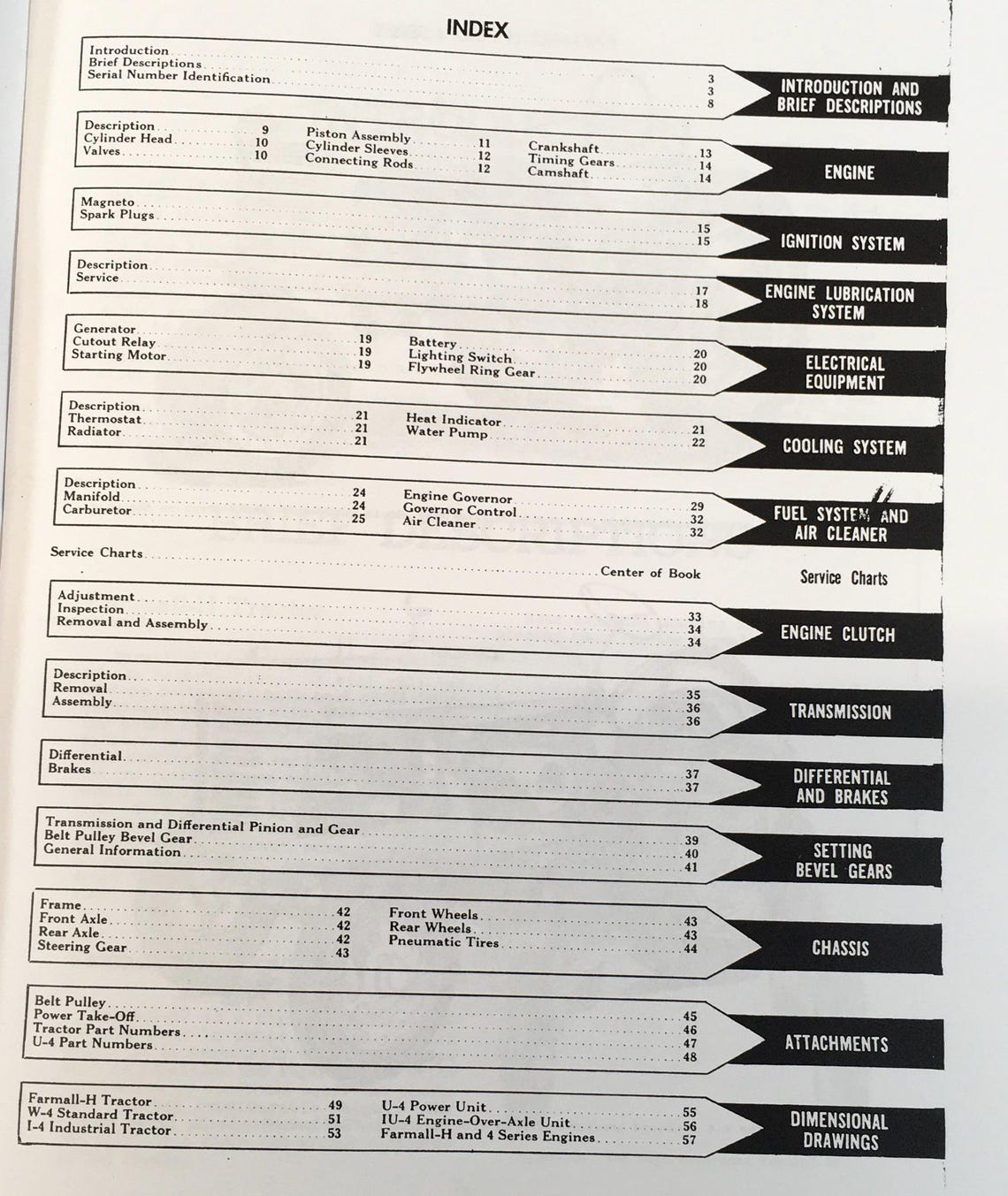 Farmall H Hv Tractor Service Manual Operators Owners Shop Repair ...