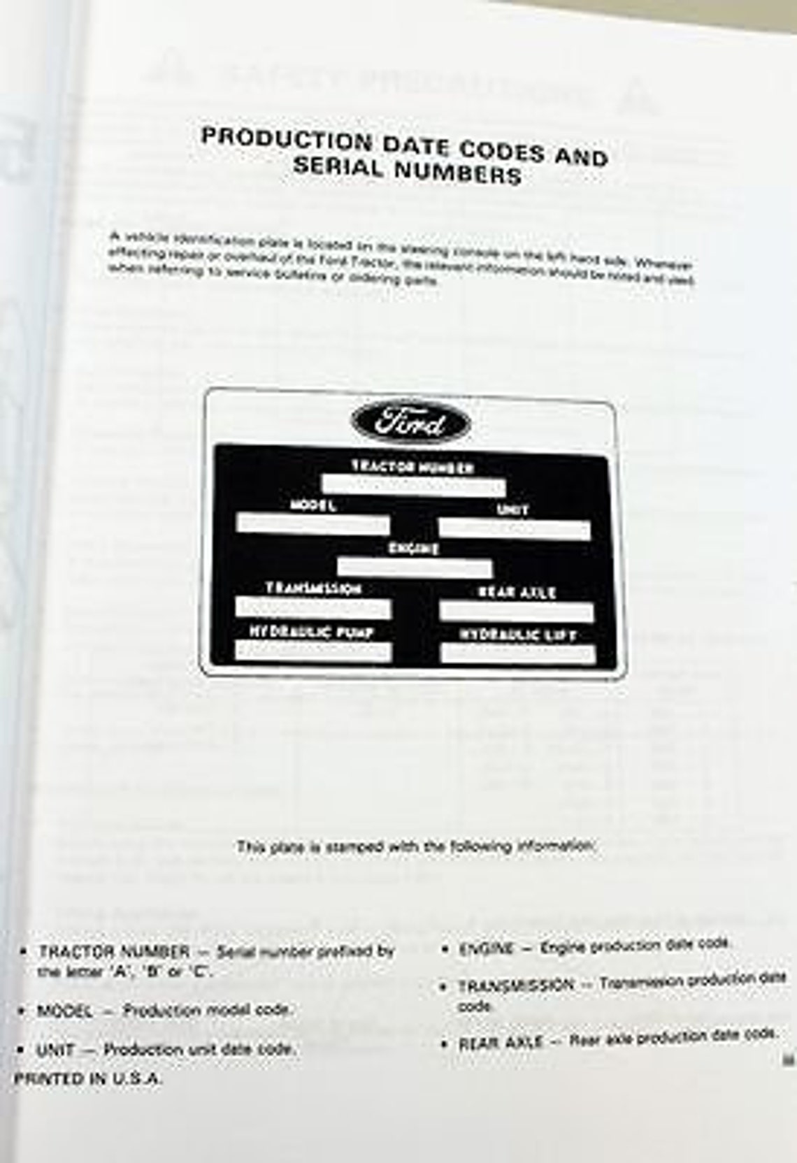 Ford 655A Tractor Loader Backhoe Owners Operators Service Repair Shop ...