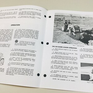 Massey Ferguson Mf 99 102 Utility Loader Operators Owners Manual Maintenance - Etsy