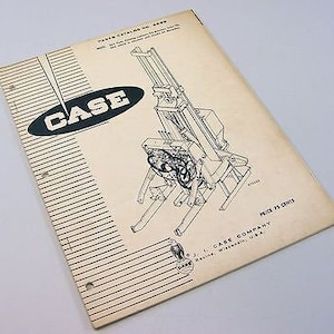 Case Model 20 Hydraulic Drop Hammer Parts Manual Catalog Assembly ...