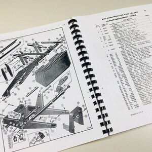 J I Case Model 32 & 32S Backhoe 32 Loader 530ck Tractor Parts Catalog ...