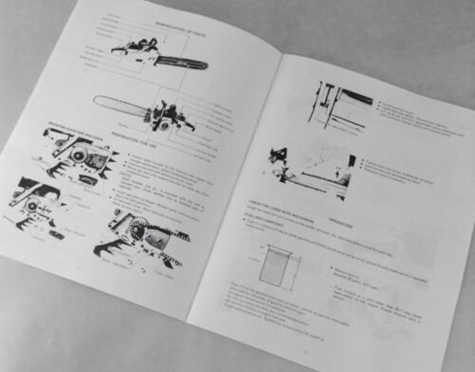Echo Cs-900evl Chainsaw Operators Owners Manual Chain Saw Maintenance 2 ...
